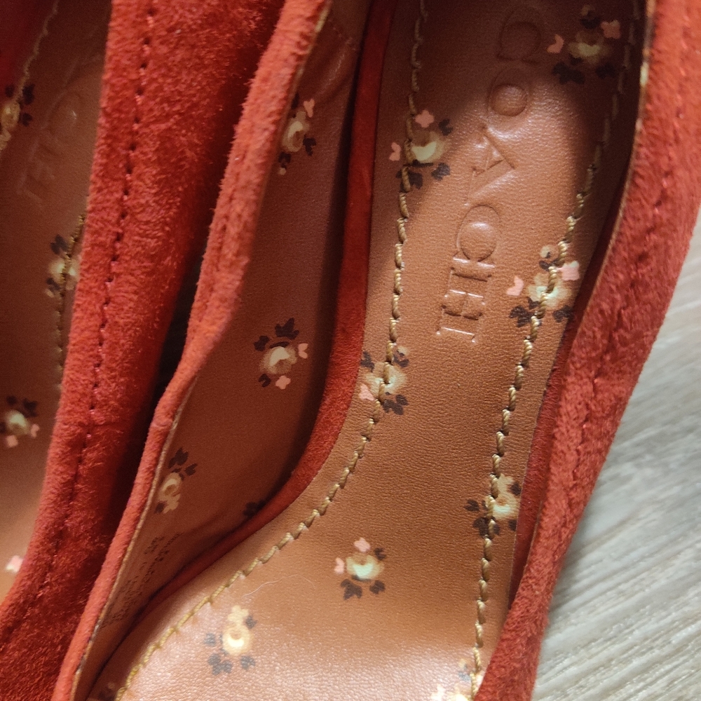 Coach Burgundy Red Heels - Gem